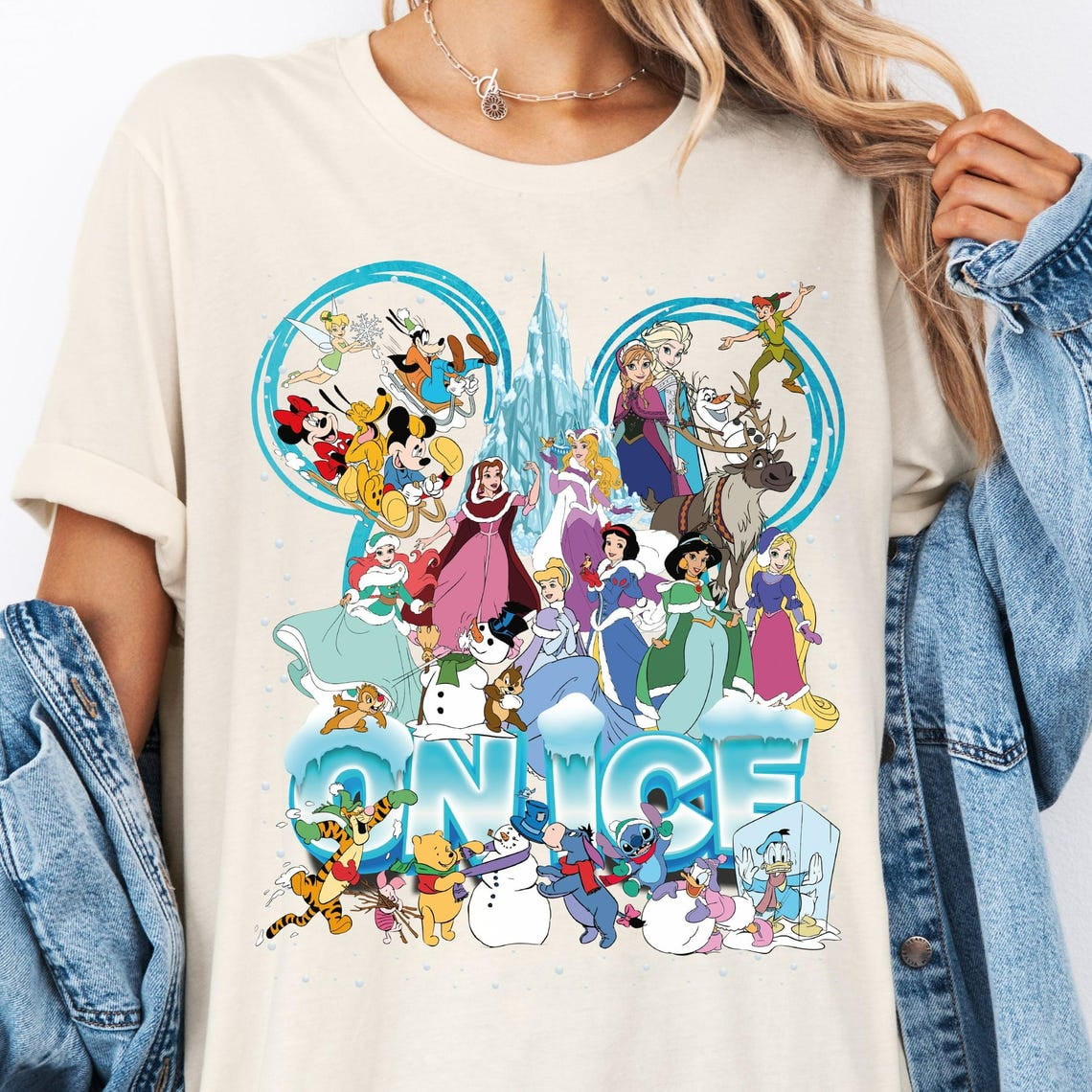 Disney On Ice Shirt, Mickey & Friends T-Shirt, Disney Princess On Ice ...