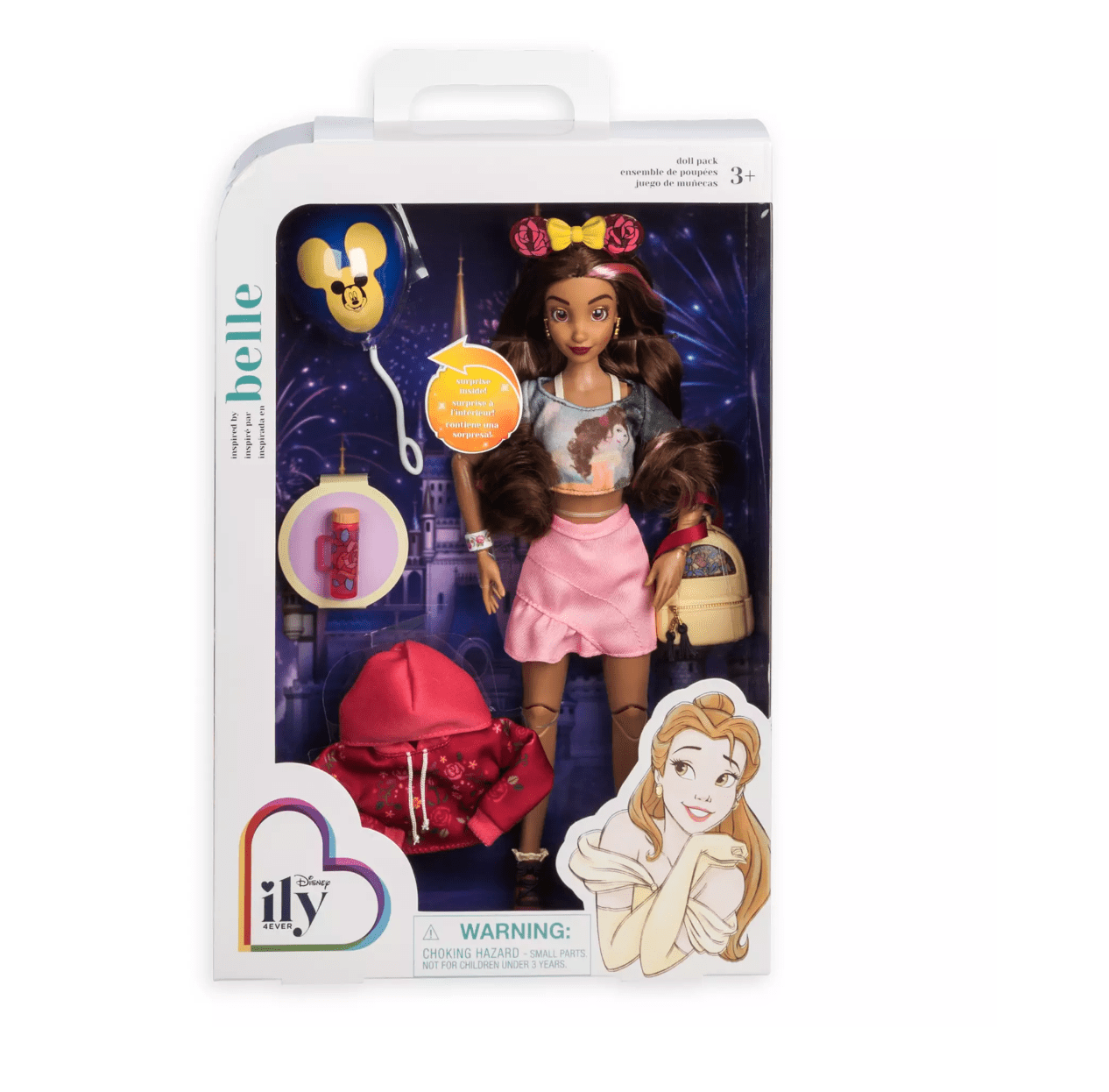 Disney ily 4EVER Belle Doll with Accessories, 11'' Tall, Box - Walmart ...