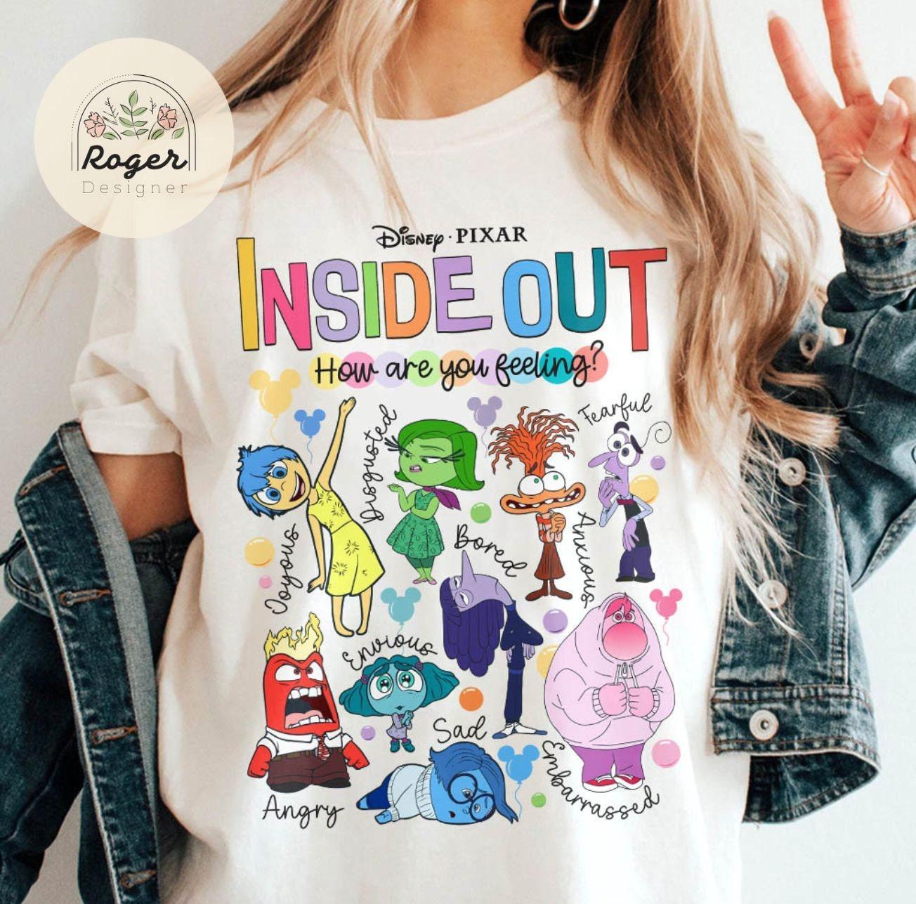 Disney In.Side Out How Are You Feeling Shirt, Joy Sadness Anger Fear Anxiety Shirt, Shirt, Size ...