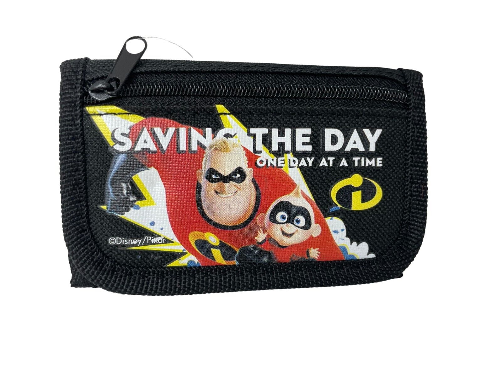 Disney Incredibles Saving The Day Trifold Wallet- Black - Walmart.com