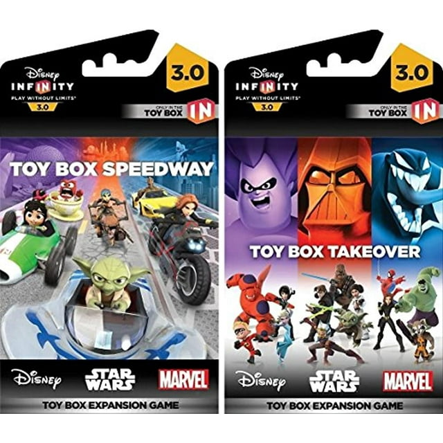 Disney Infinity 3.0 Edition: Toy Box Takeover and Toy Box Speedway Game ...