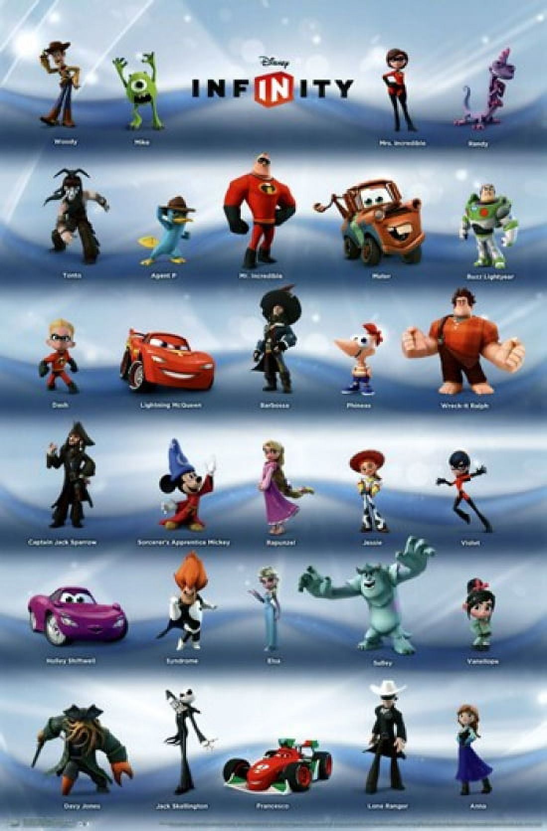 Disney Infinity - Phase 1 Grid Poster Print (22 x 34) - Walmart.com