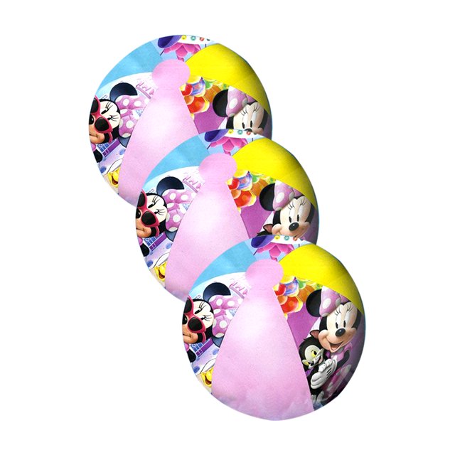Disney Inflatable Children's Beach Toy Balls, PVC Multicolored/Minnie ...