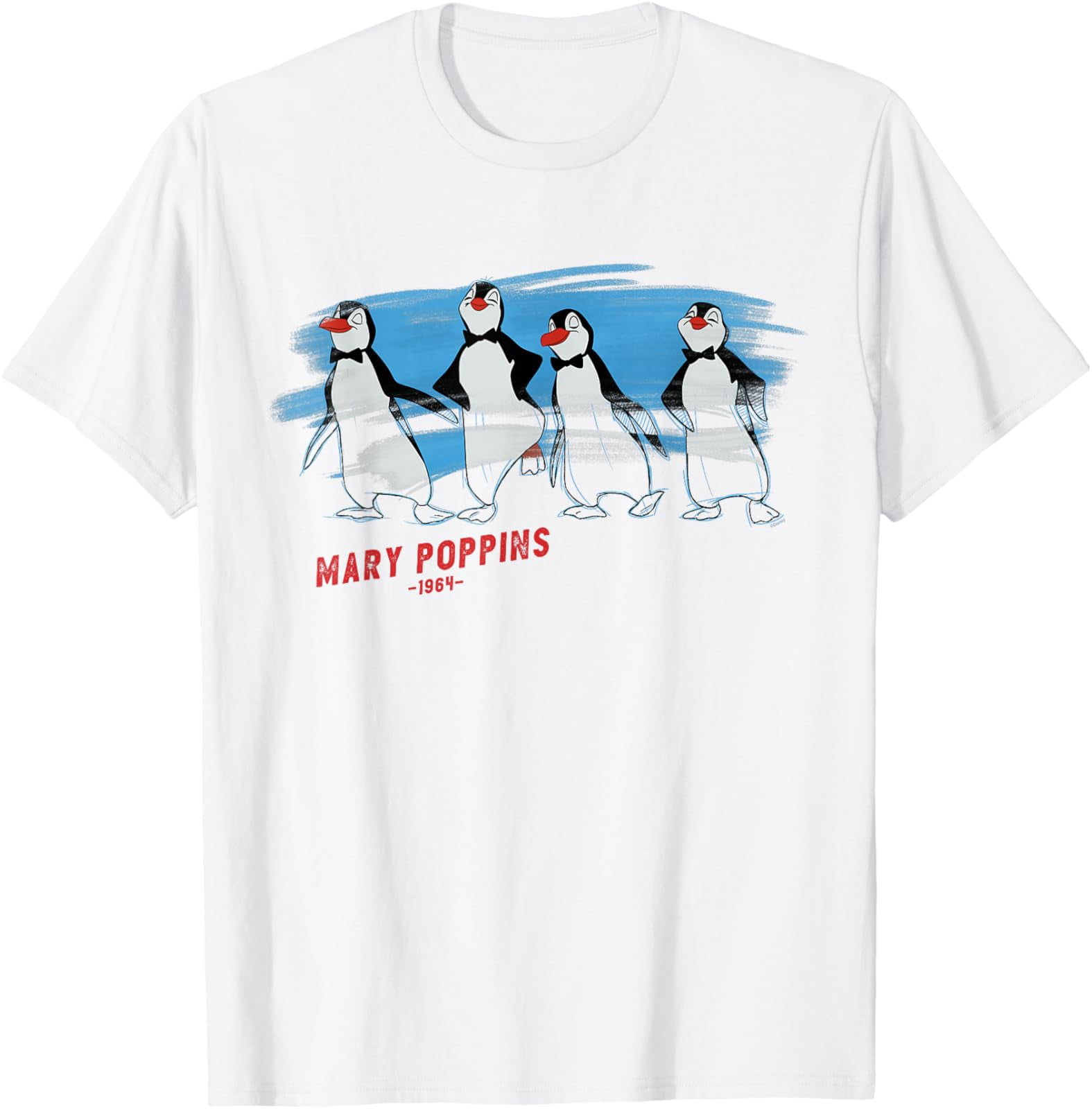 Disney Ink And Paint Penguin Waiters From Mary Poppins 1964 T-Shirt ...