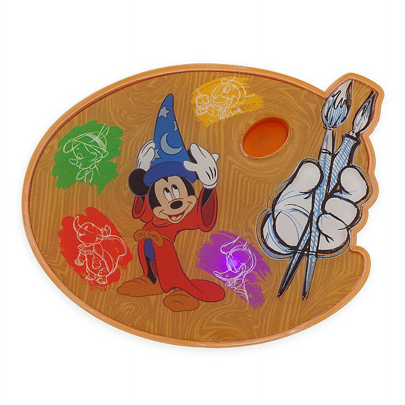 Disney Ink & Paint Mickey Sorcerer Pinocchio Dumbo Donald Light Up ...