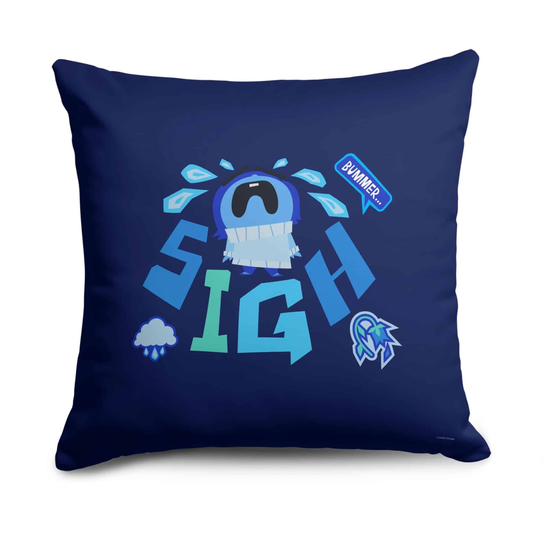Disney Inside Out 2 Big Bummer Kids Printed Throw Pillow - Walmart.com
