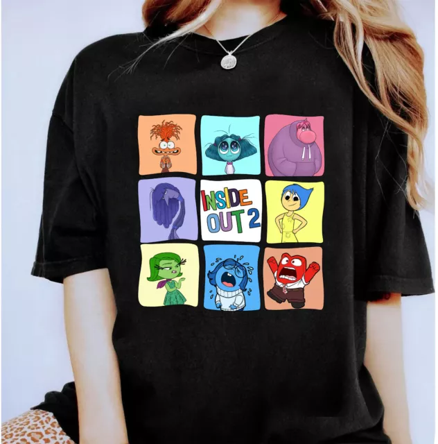 Disney Inside Out 2 Characters Emotions Shirt Unisex - Walmart.com