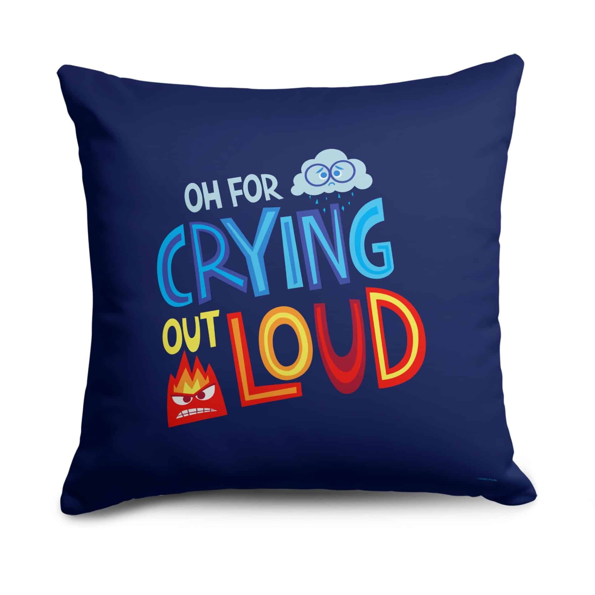 Disney Inside Out 2 Crying Out Loud Kids Printed Throw Pillow - Walmart.com