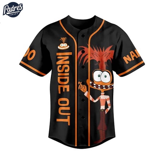 Disney Inside Out 2 Custom Baseball Jersey Style - Walmart.com
