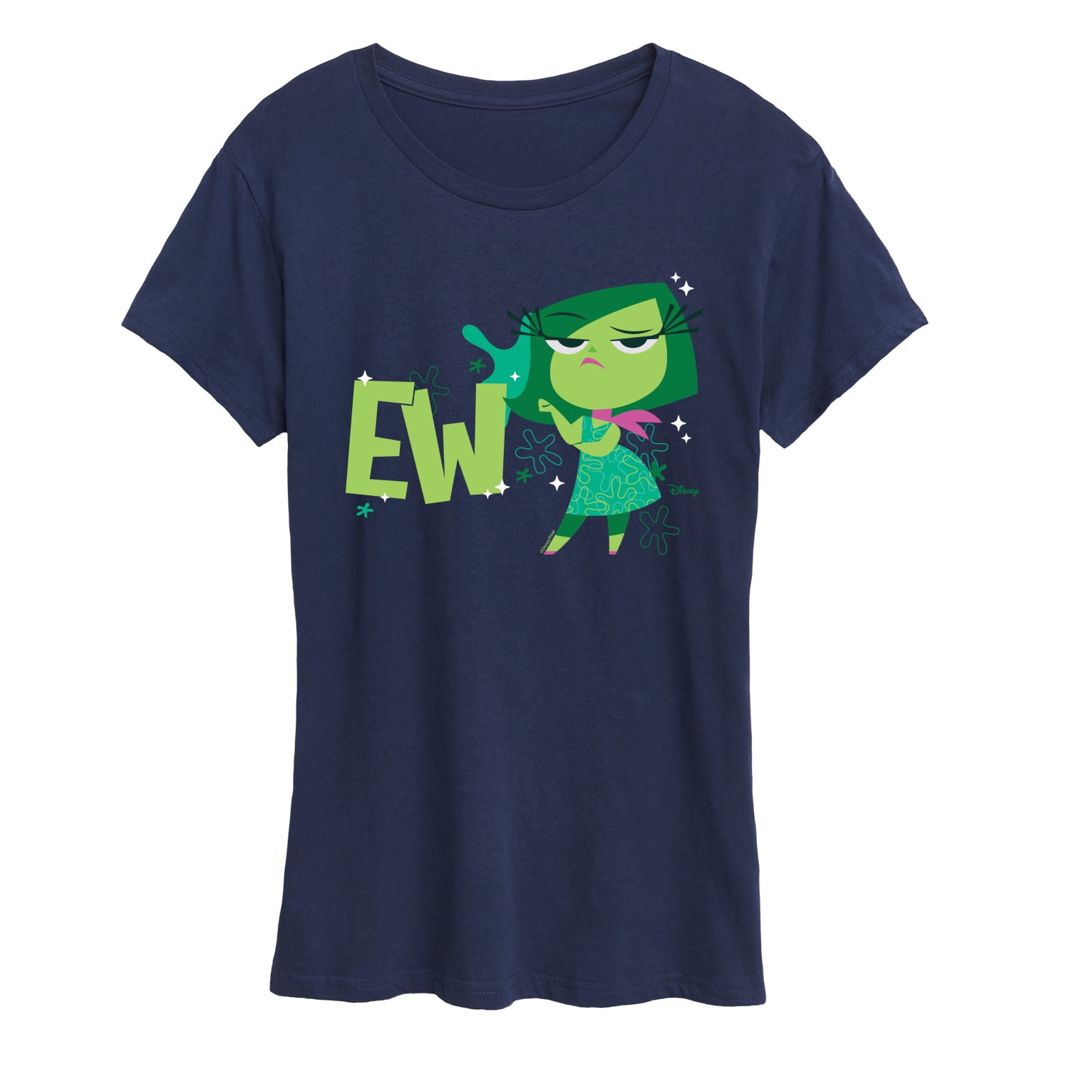 Disney - Inside Out 2 - Ew Disgust - Women's Short Sleeve Graphic T-Shirt - Walmart.com