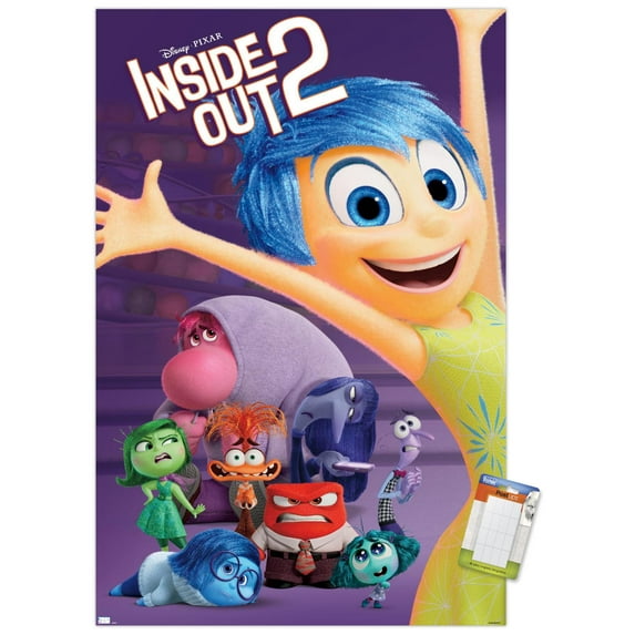 Disney Inside Out 2 - Group Wall Poster, 14.725" x 22.375" - Walmart.com