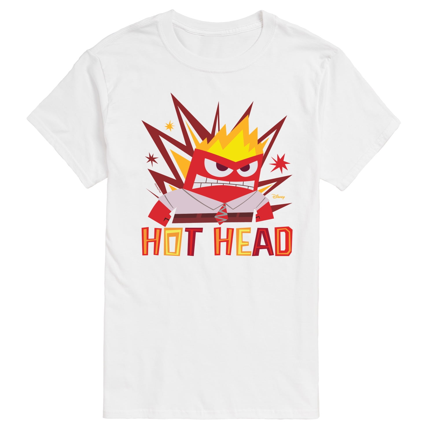 Disney - Inside Out 2 - Hot Head Anger - Men's Short Sleeve T-Shirt ...