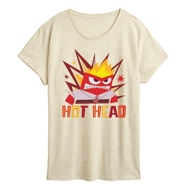 Disney - Inside Out 2 - Hot Head Anger - Women's Short Sleeve Graphic T ...