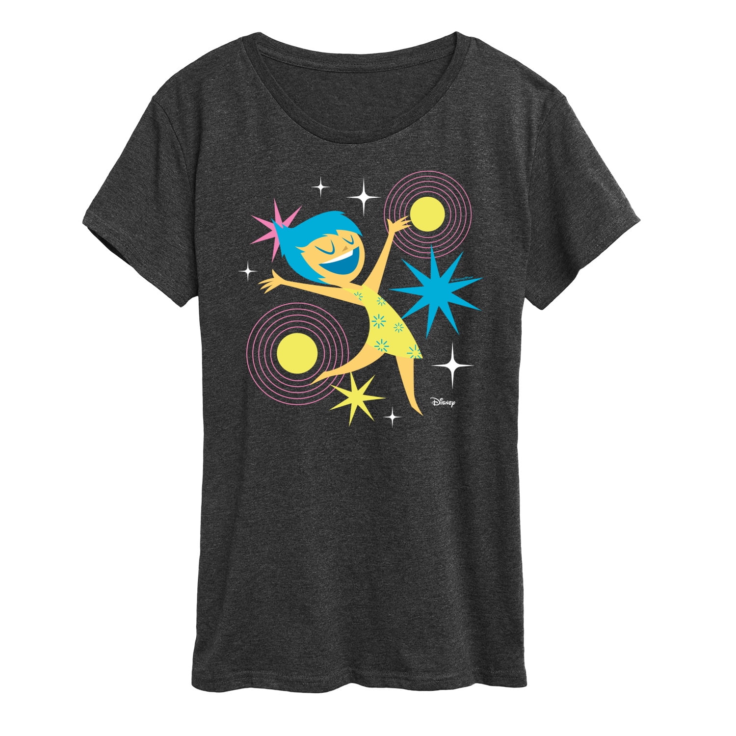 Disney - Inside Out 2 - Joy Graphic - Women's Short Sleeve Graphic T ...