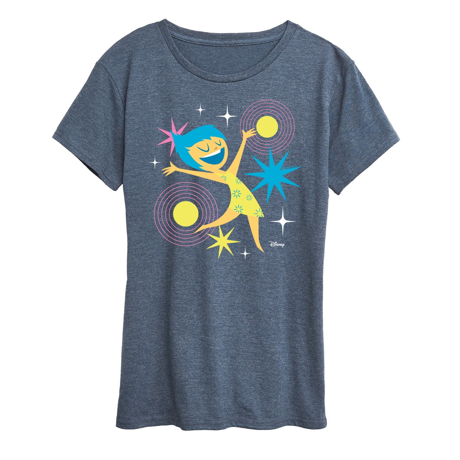 Disney - Inside Out 2 - Joy Graphic - Women's Short Sleeve Graphic T ...