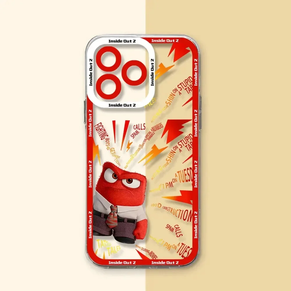 Disney Inside Out 2 New Cute Case For iPhone 16 Pro Max 15 14 Plus 13 ...