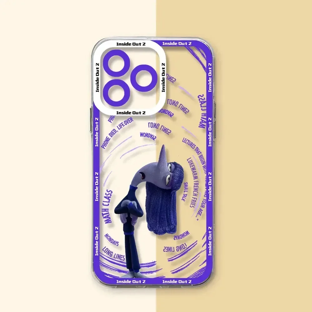 Disney Inside Out 2 New Cute Case For iPhone 16 Pro Max 15 14 Plus 13 ...