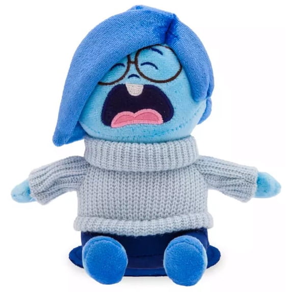 Disney Inside Out 2 Sadness Magnetic Shoulder Mini Plush - Walmart.com
