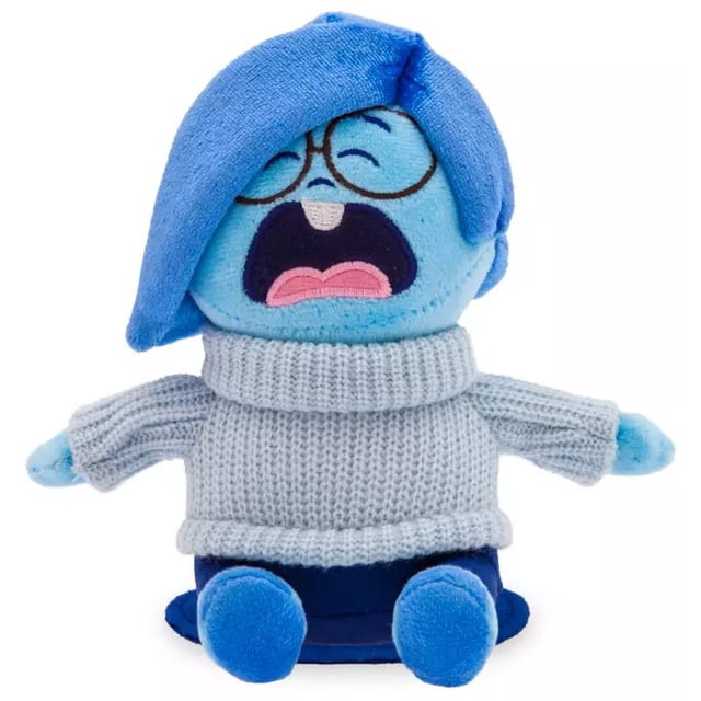 Disney Inside Out 2 Sadness Magnetic Shoulder Mini Plush - Walmart ...