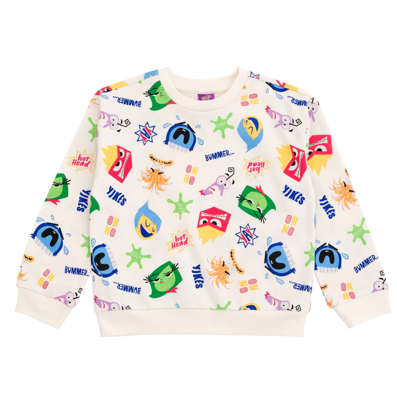 Disney Inside Out Anger Anxiety Fear French Terry Sweatshirt Toddler to ...