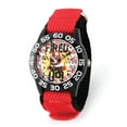 Disney Inside Out Anger Boys' Black Plastic Time Teacher Watch, Red ...
