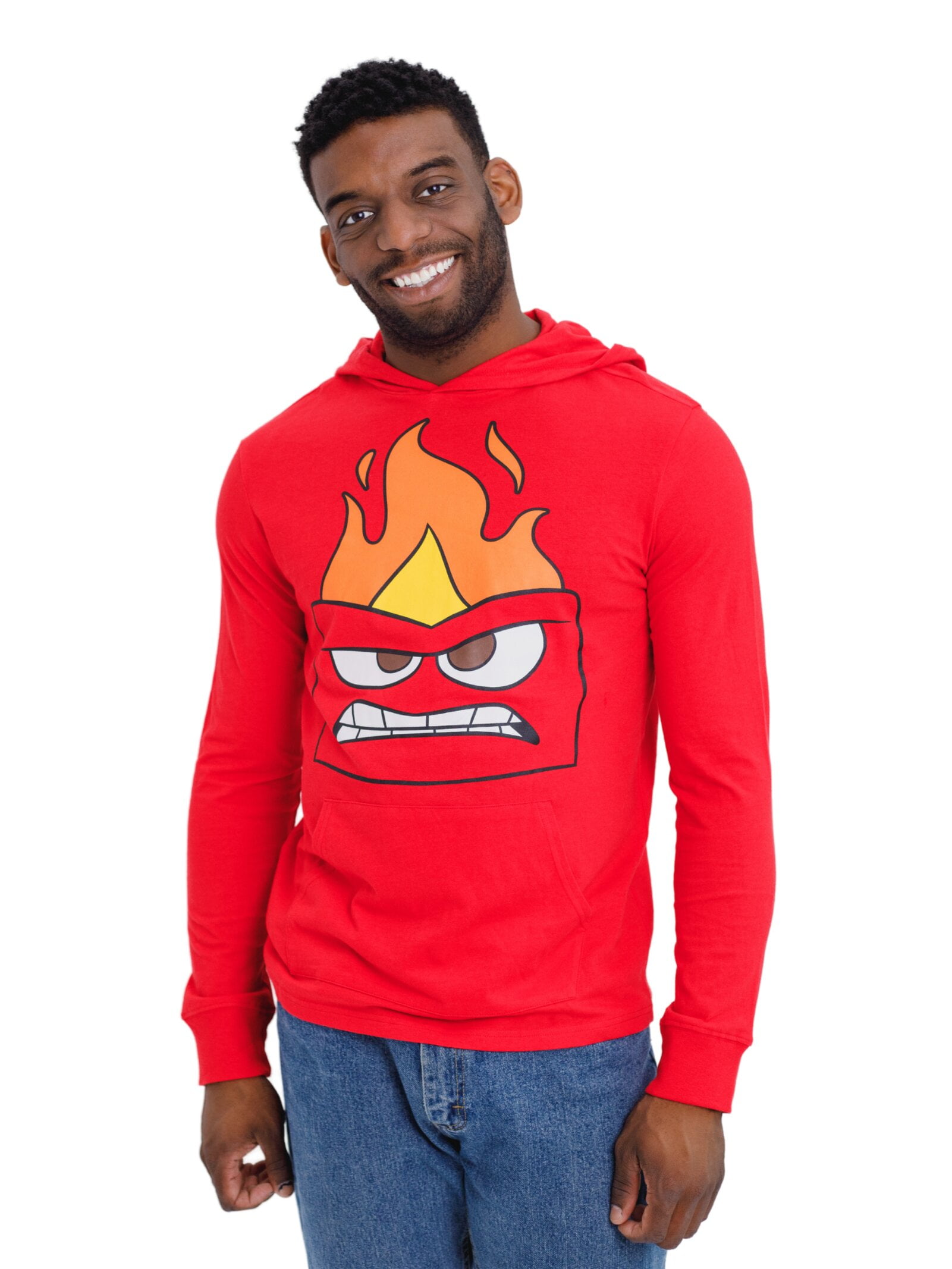 Disney Inside Out Anger Matching Family Pullover Hoodie Adult - Walmart.com