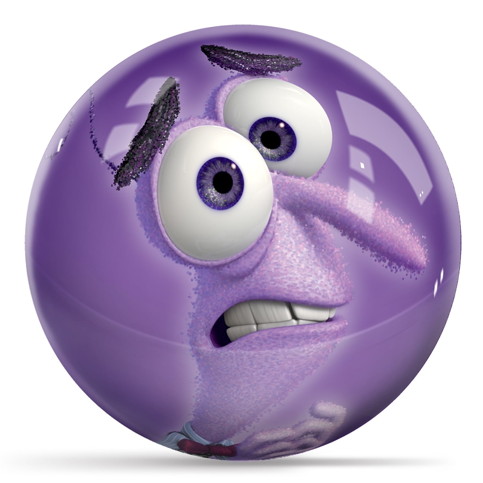 Disney Inside Out Fear Undrilled Bowling Ball 12lb - Walmart.com