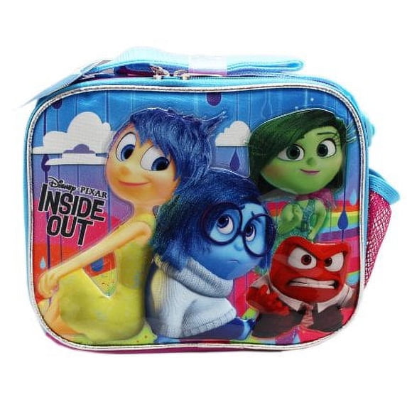 Disney Pixar Inside Out Emotion Faces Lunch Box Bag with Adjustable ...