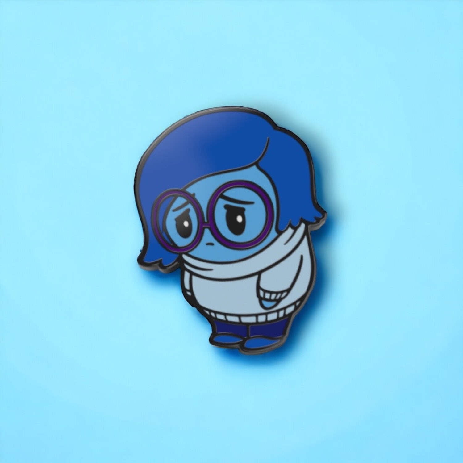 Disney Inside Out - Sadness Enamel Pin - Walmart.com