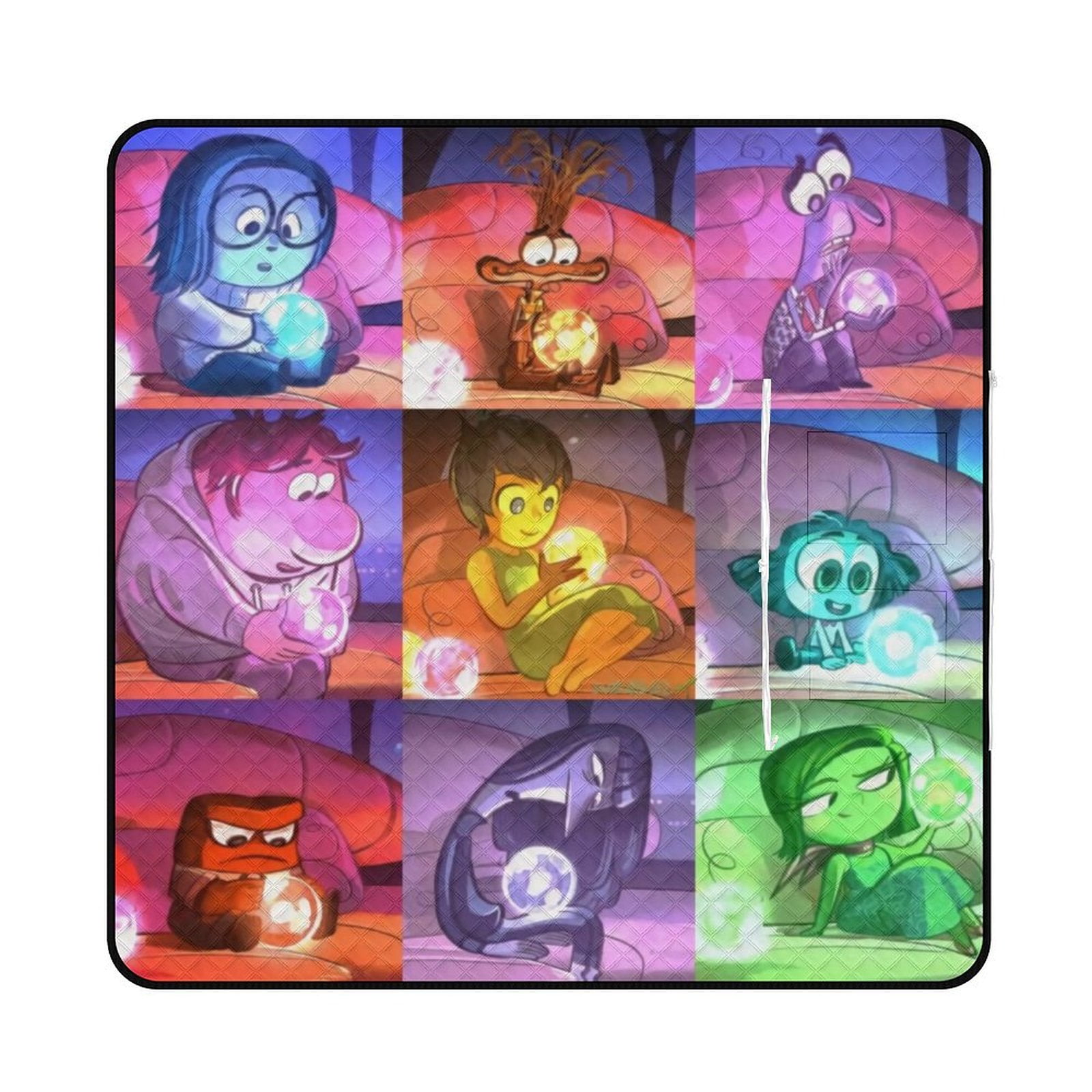 Inside Out Picnic Blankets 78"x78" Extra Large Outdoor Blanket Beach ...