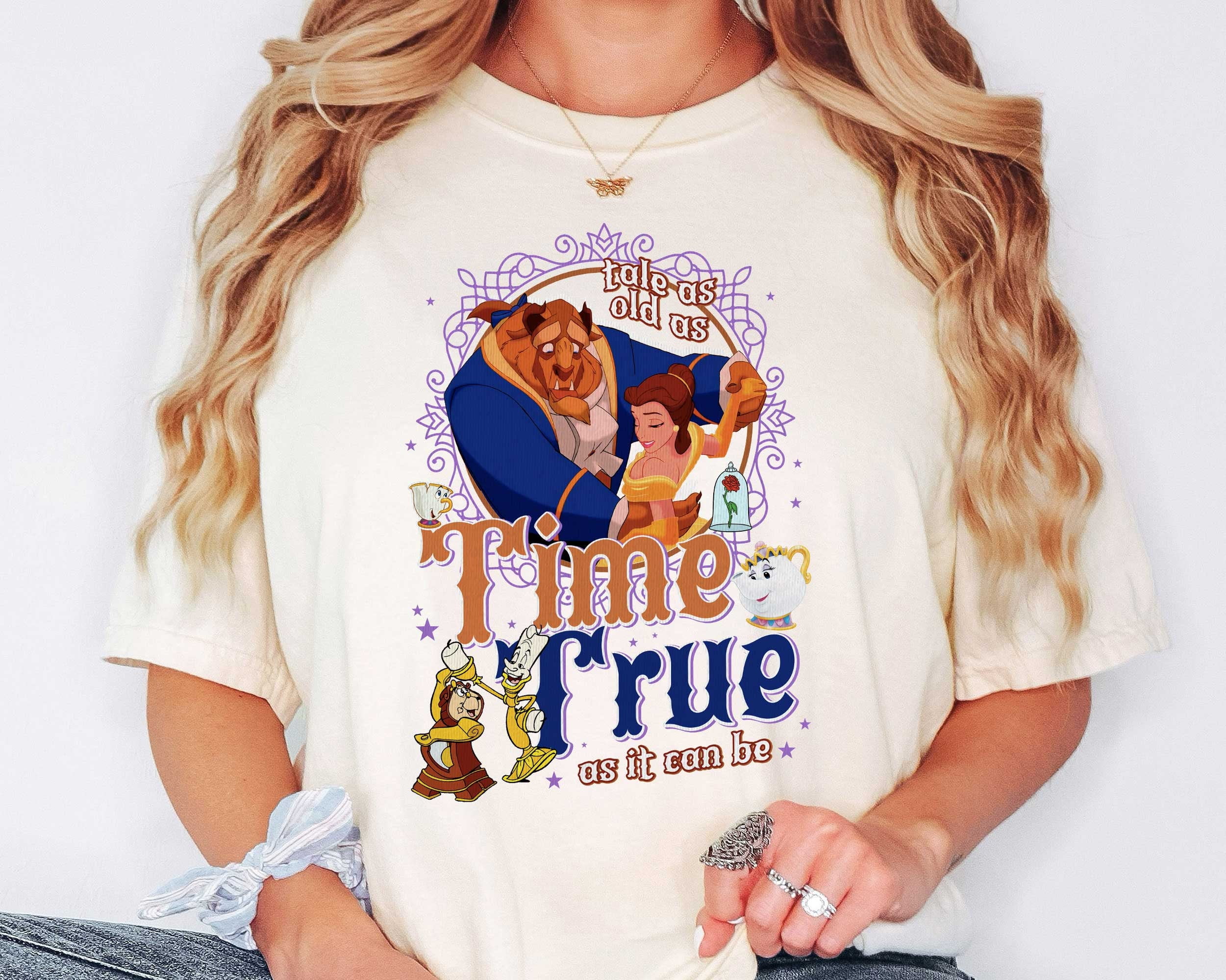 Disney-Inspired Belle Princess Shirt, themed on Beauty and The Beast ...