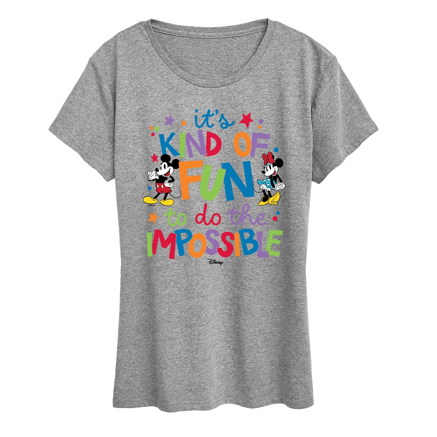 Disney - Its Kind Of Fun To Do The Impossible - Women's Short Sleeve ...