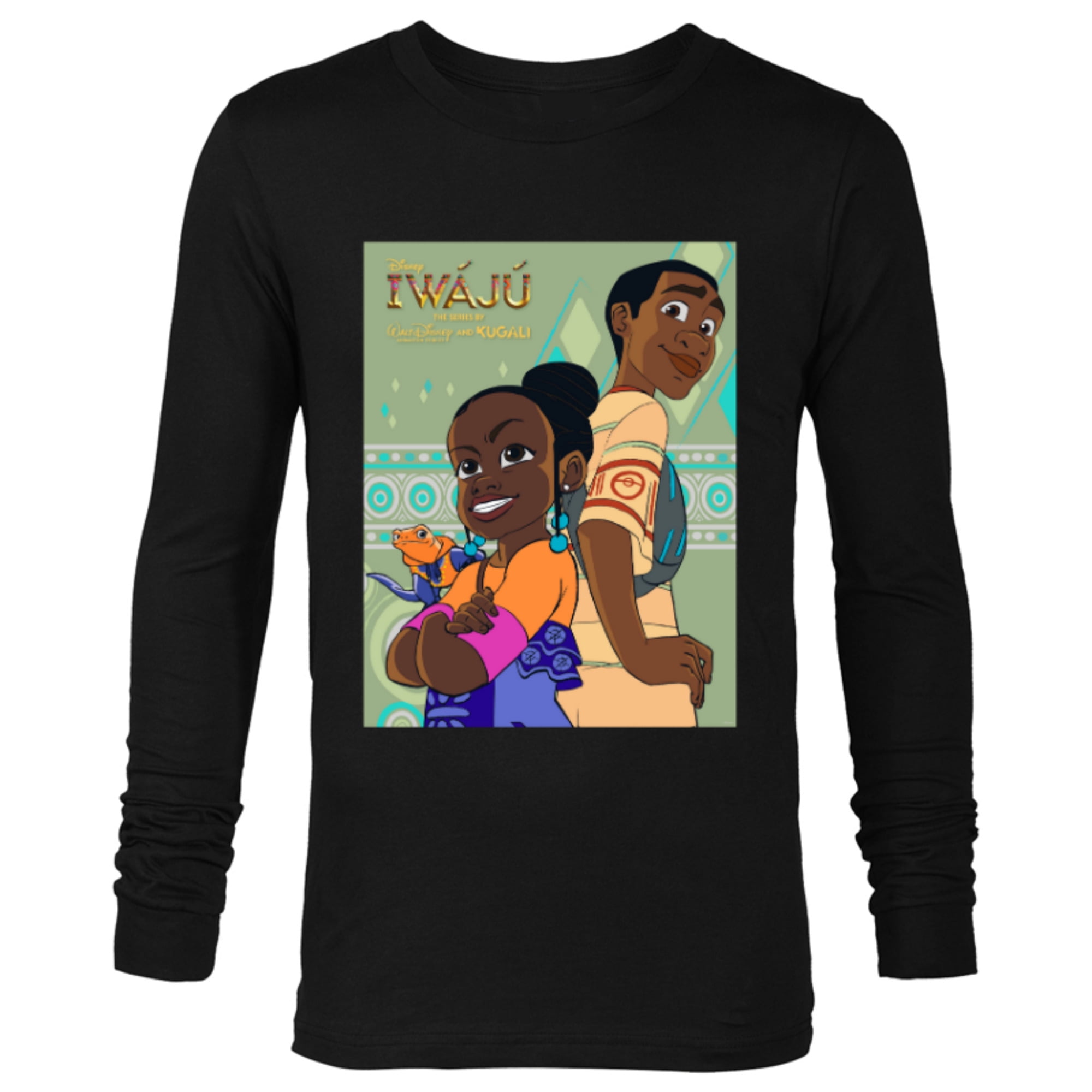 Disney Iwájú Animated Series Tola Kole and Otin Disney+- Long Sleeve T ...
