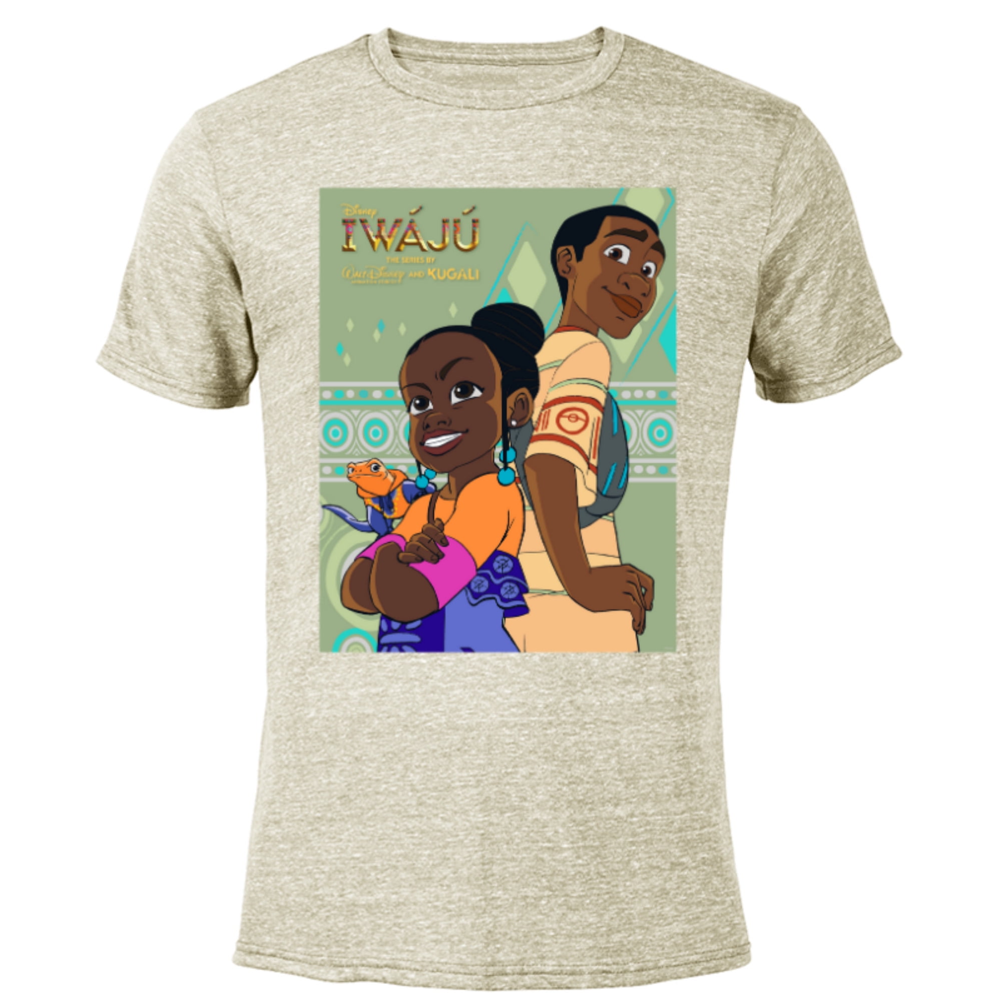 Disney Iwájú Animated Series Tola Kole and Otin Disney+- Short Sleeve Blended T-Shirt for Adults ...