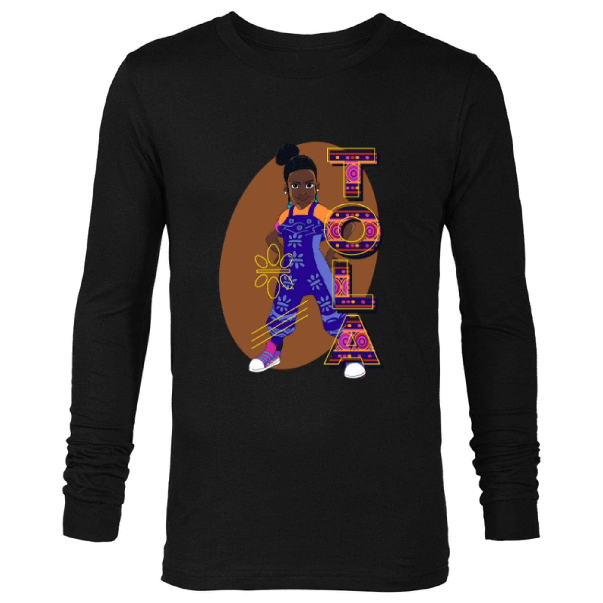 Disney Iwájú Animated Series Tola with Name Disney+- Long Sleeve T ...