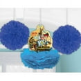 Disney Jake and the Neverland Fluff Characters Blue Paper Hanging Pom ...