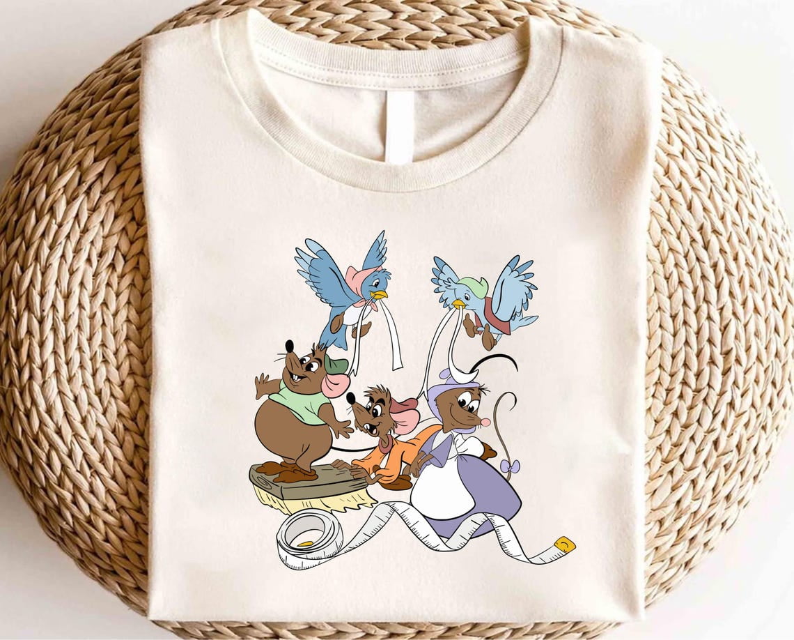 Disney Jaq And Gus Mouse Shirt, Disney Cinderella Princess Shirt ...