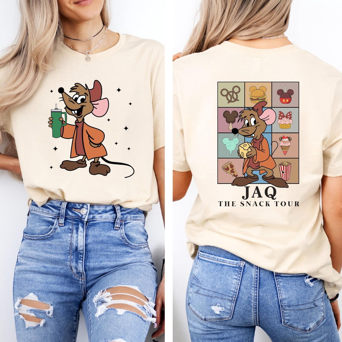 Disney Jaq T-Shirt, Jaq The Snack Tour Shirt, Disney Snack Shirt ...
