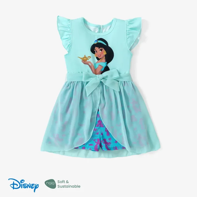 Disney Jasmine Princess Toddler Girl Jumpsuit Dress with Tulle Skirt ...