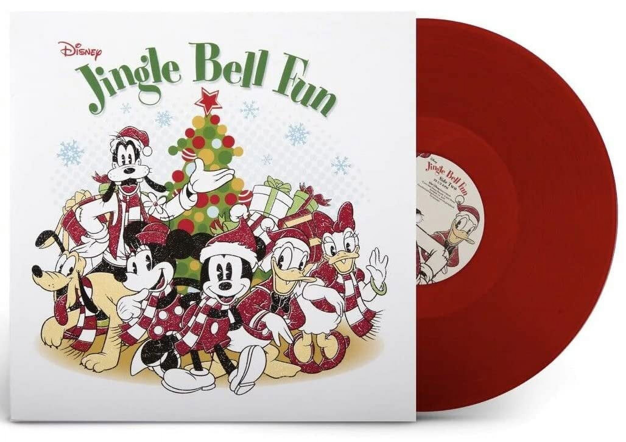 Disney Jingle Bell Fun Record, Red Colored Vinyl, LP - Walmart.com