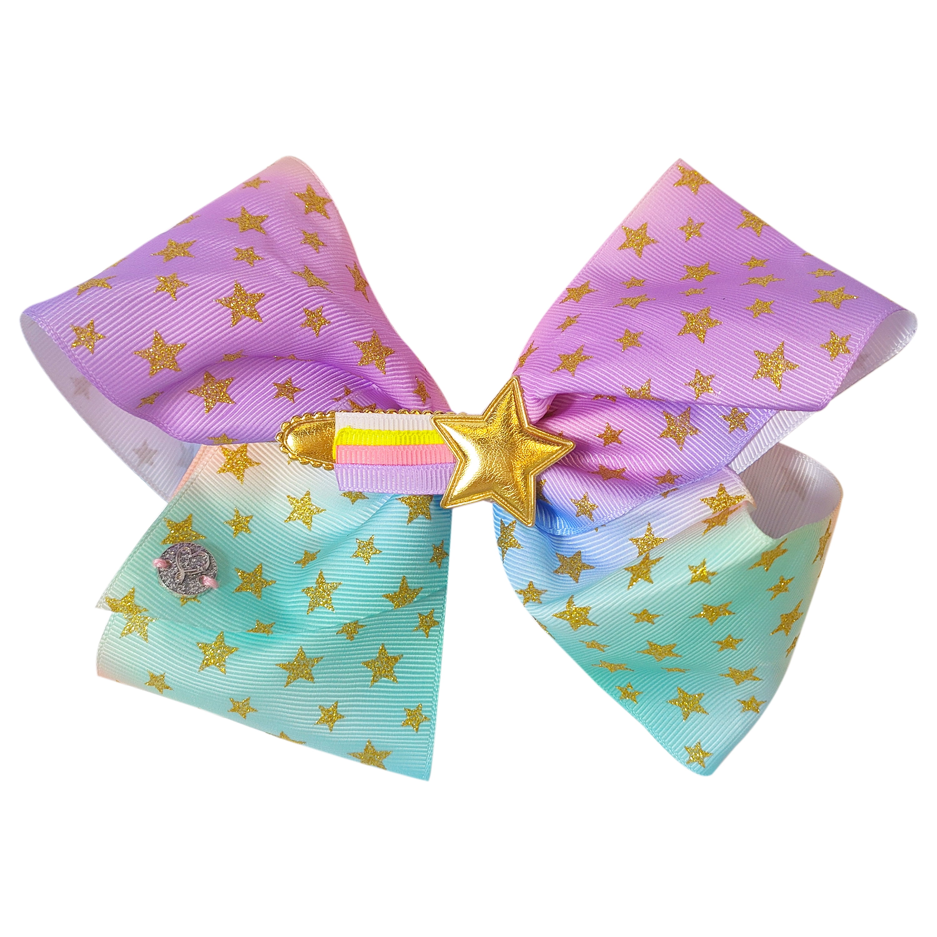 Disney Jojo Star Polyester Clip in Hair Bow, Multicolor - Walmart.com