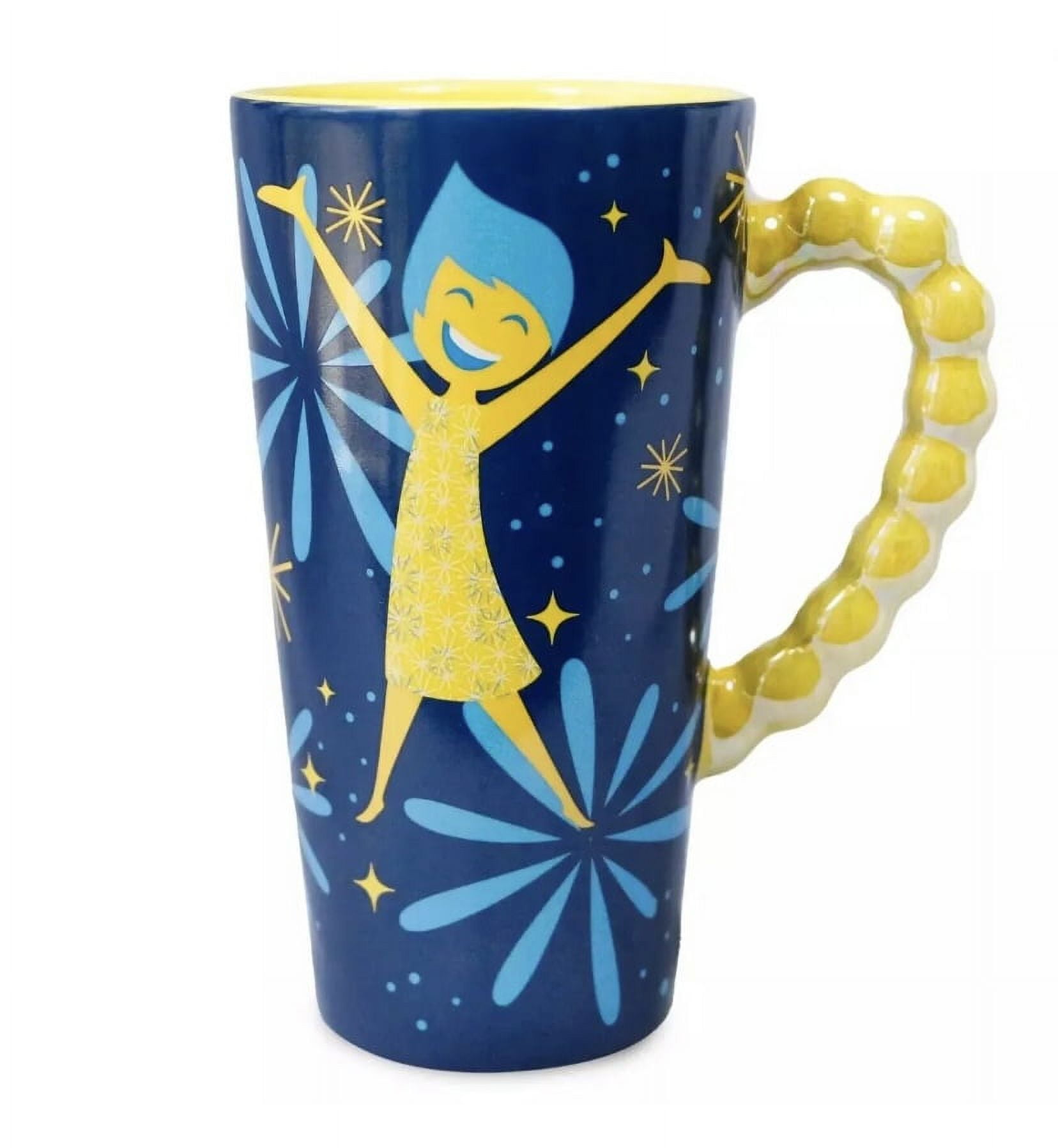 Disney Joy Mug Inside Out Cup Of Joy Blue And Yellow Ceramic Mug 15oz ...