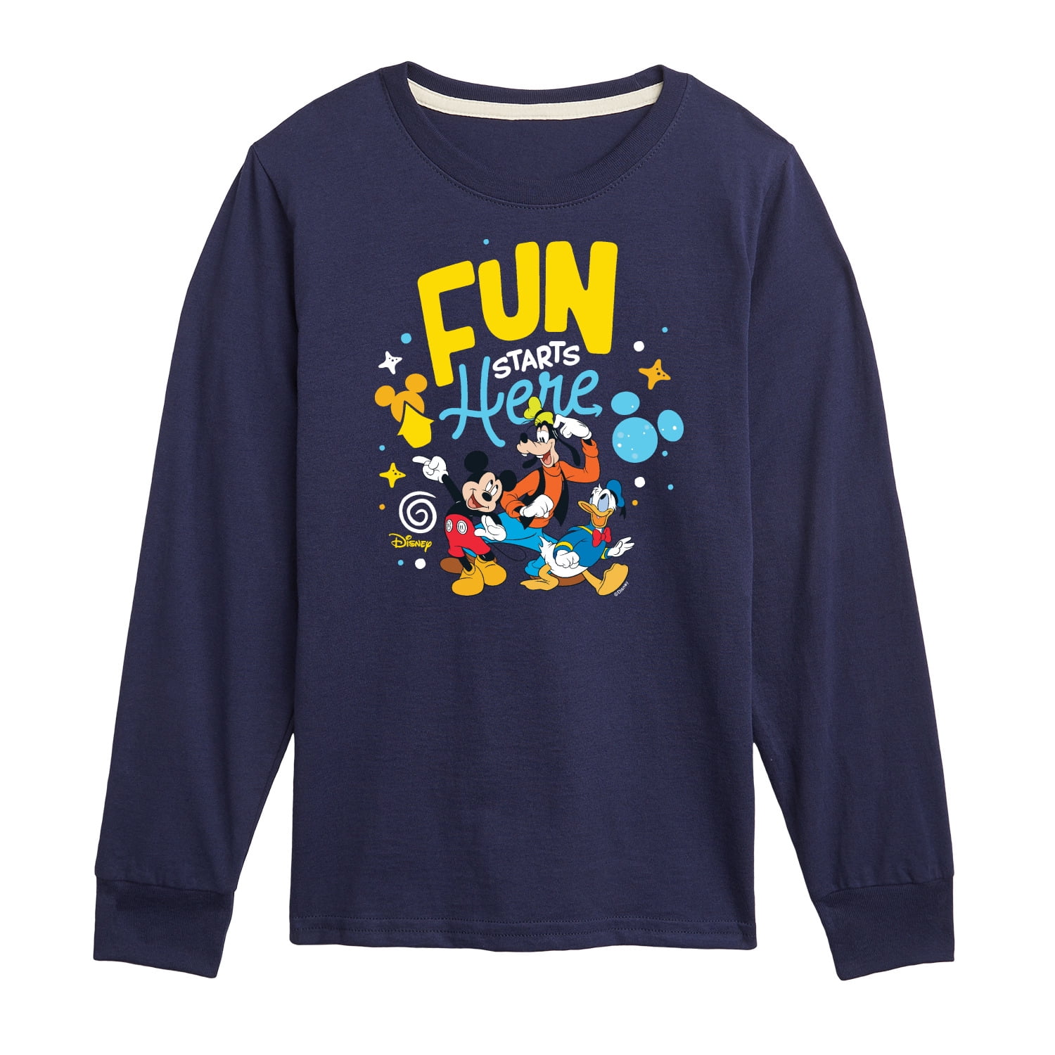 Disney Jr - Fun Starts Here - Toddler & Youth Long Sleeve Graphic T ...