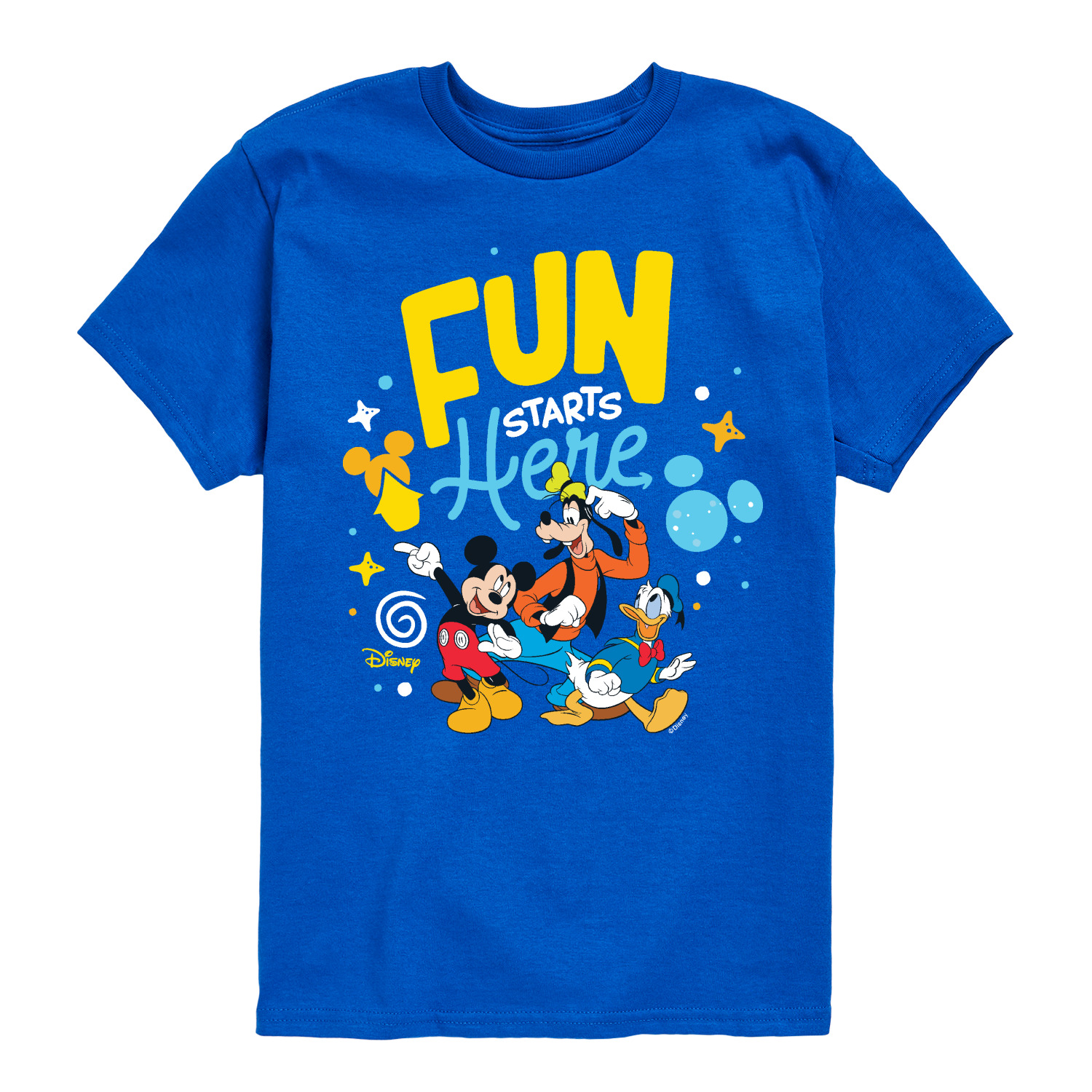 Disney Jr - Fun Starts Here - Toddler & Youth Short Sleeve Graphic T ...