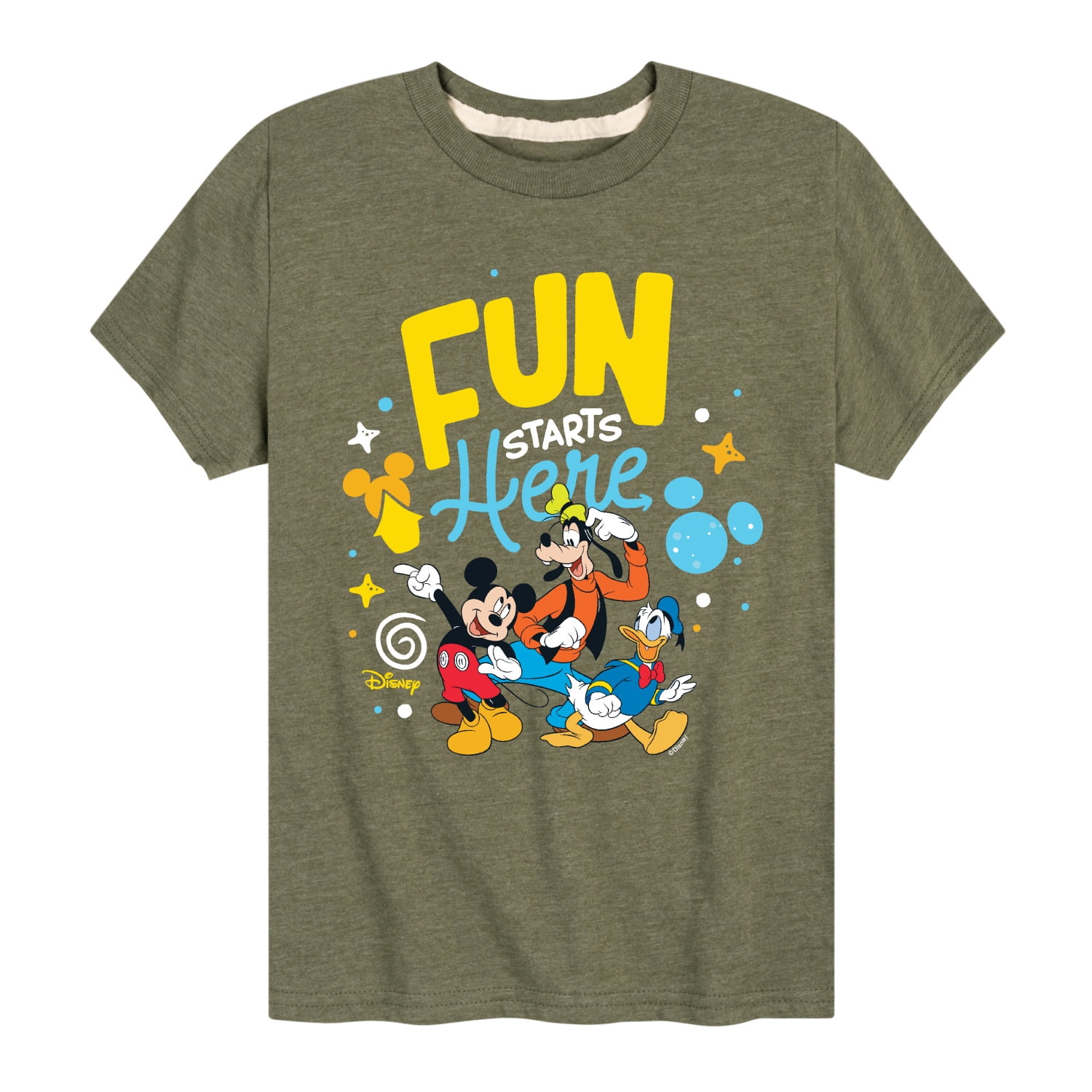 Disney Jr - Fun Starts Here - Toddler & Youth Short Sleeve Graphic T ...