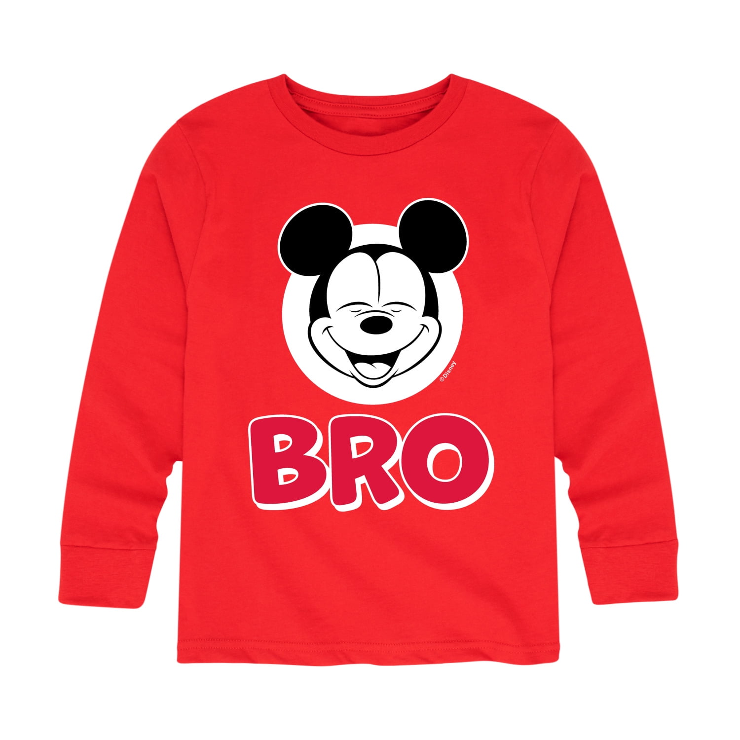 Disney Jr. Mickey & Friends - Sibling Tee - Mickey Bro - Youth Long ...