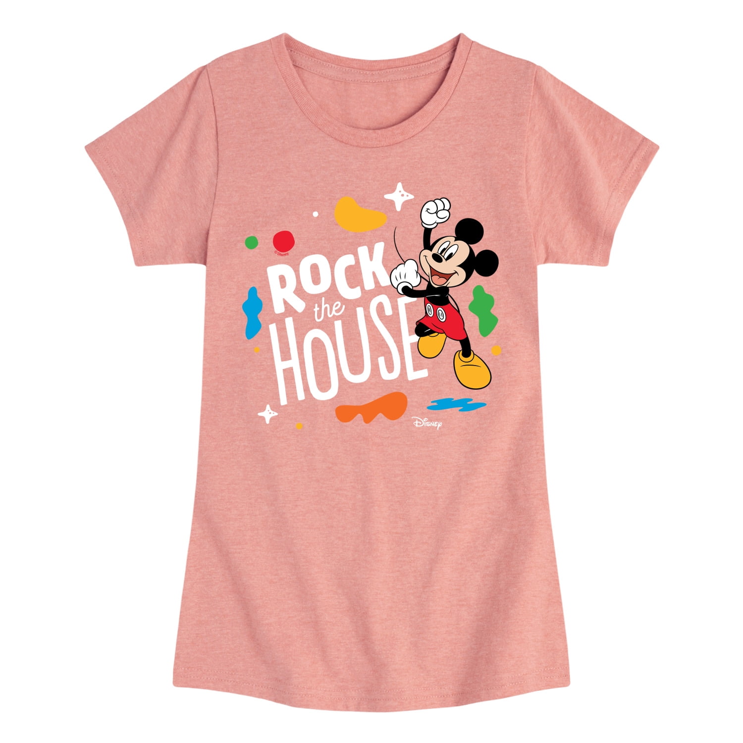 Disney Jr - Rock The House - Toddler & Youth Girls Short Sleeve Graphic ...