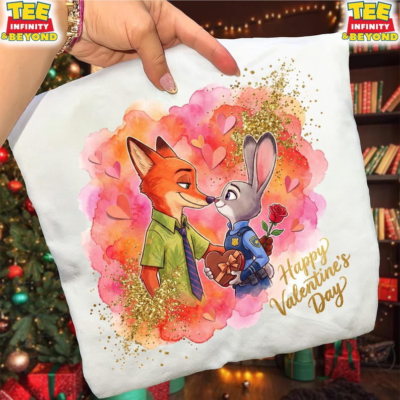 Disney Judy Hopps Nick Wilde Happy Valentine'S Day Zootopia Movie 2 ...