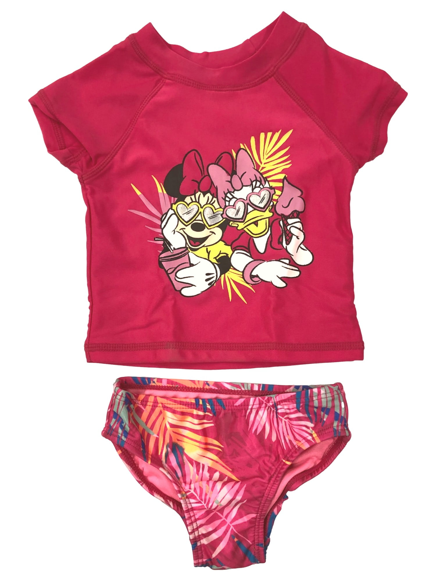 Disney Jumping Bean Infant Girls Pink 2pc Minnie Mouse Tankini Swimming ...
