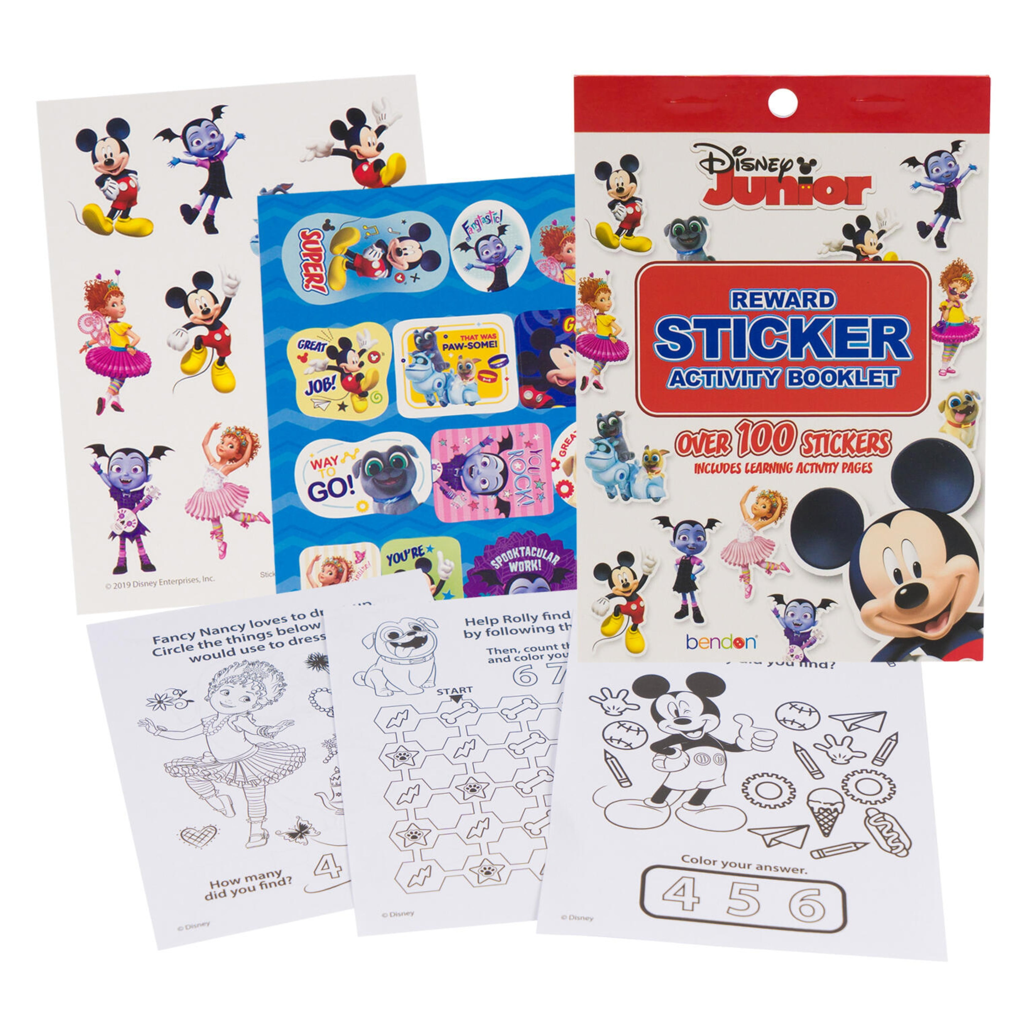 Disney Junior 100 PC Reward Stickers Booklet - Walmart.com